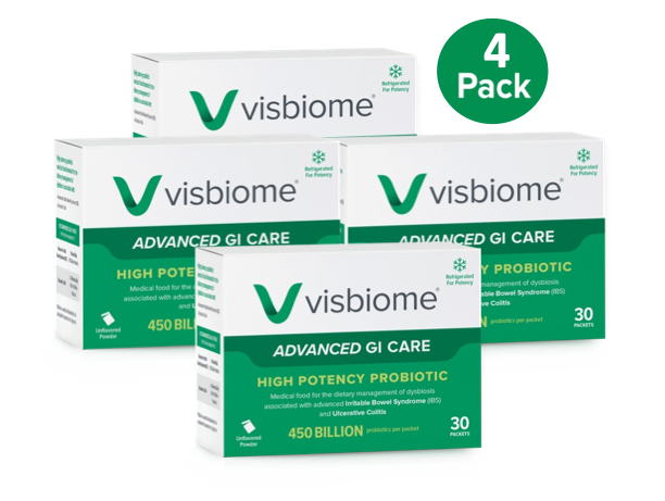 Visbiome Advanced GI Care - 4 Pack | Visbiome®