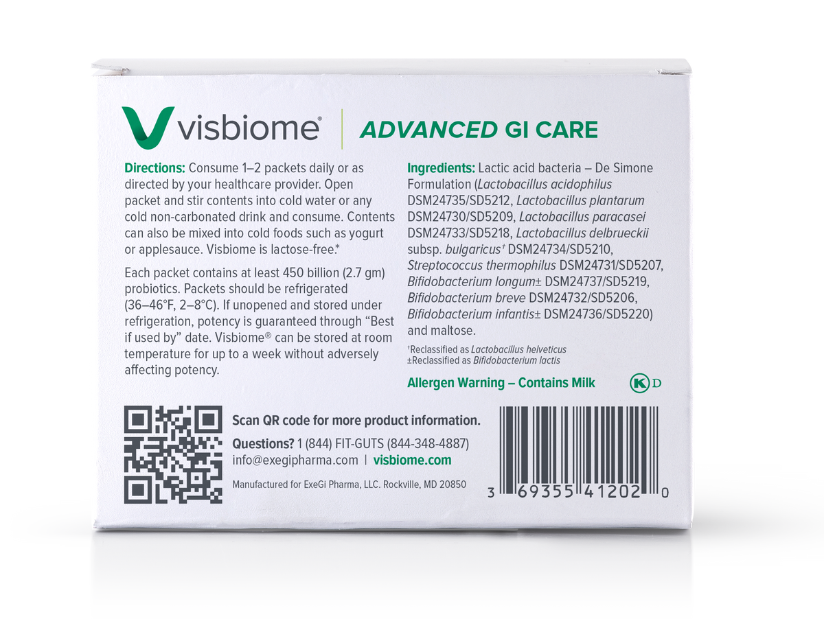 Visbiome Advanced GI Care High Potency Probiotic Powder
