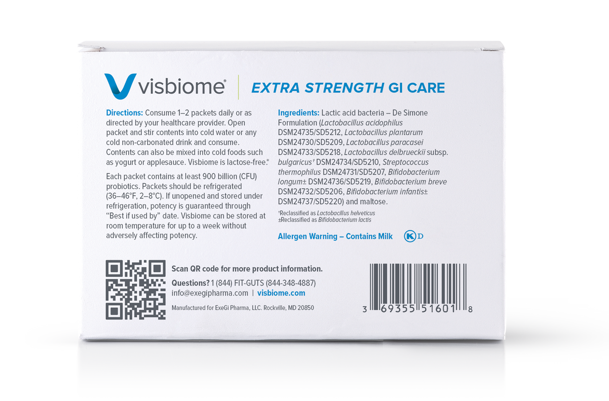 Visbiome Extra Strength GI Care | Visbiome®