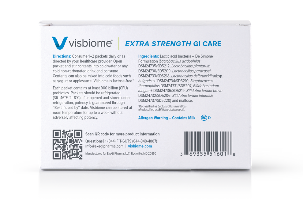Visbiome Extra Strength GI Care | Visbiome®