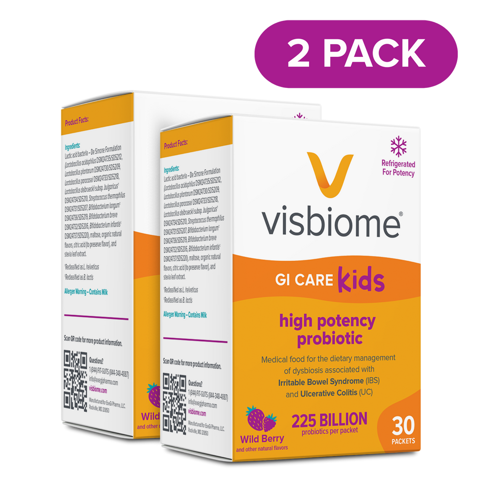 Visbiome GI Care Kids - 2 Pack | Visbiome®